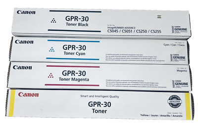Genuine Canon GPR-30 Toner-Set of 4-OEM, New in Box - Price Reduced | eBay