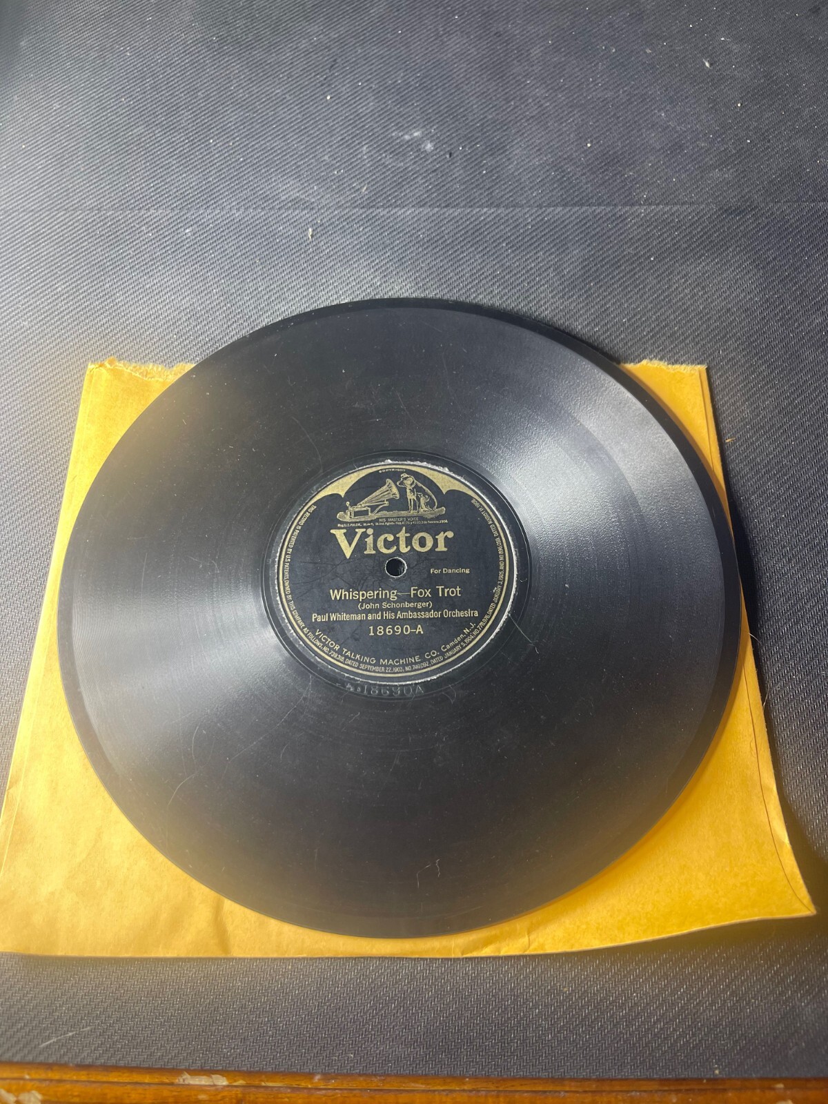 VICTOR Record 78 rpm 18690 WHISPERING / JAPANESE SANDMAN | eBay