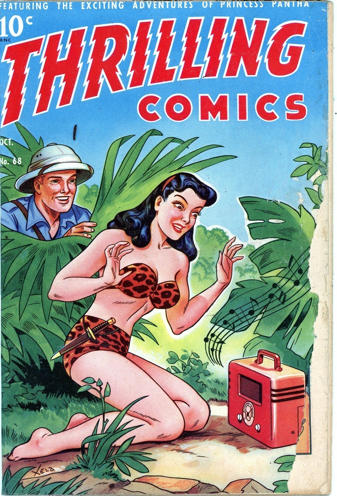 Thrilling Comics #68 Frank Frazetta 1949 Golden Age -NO RESERVE! | eBay