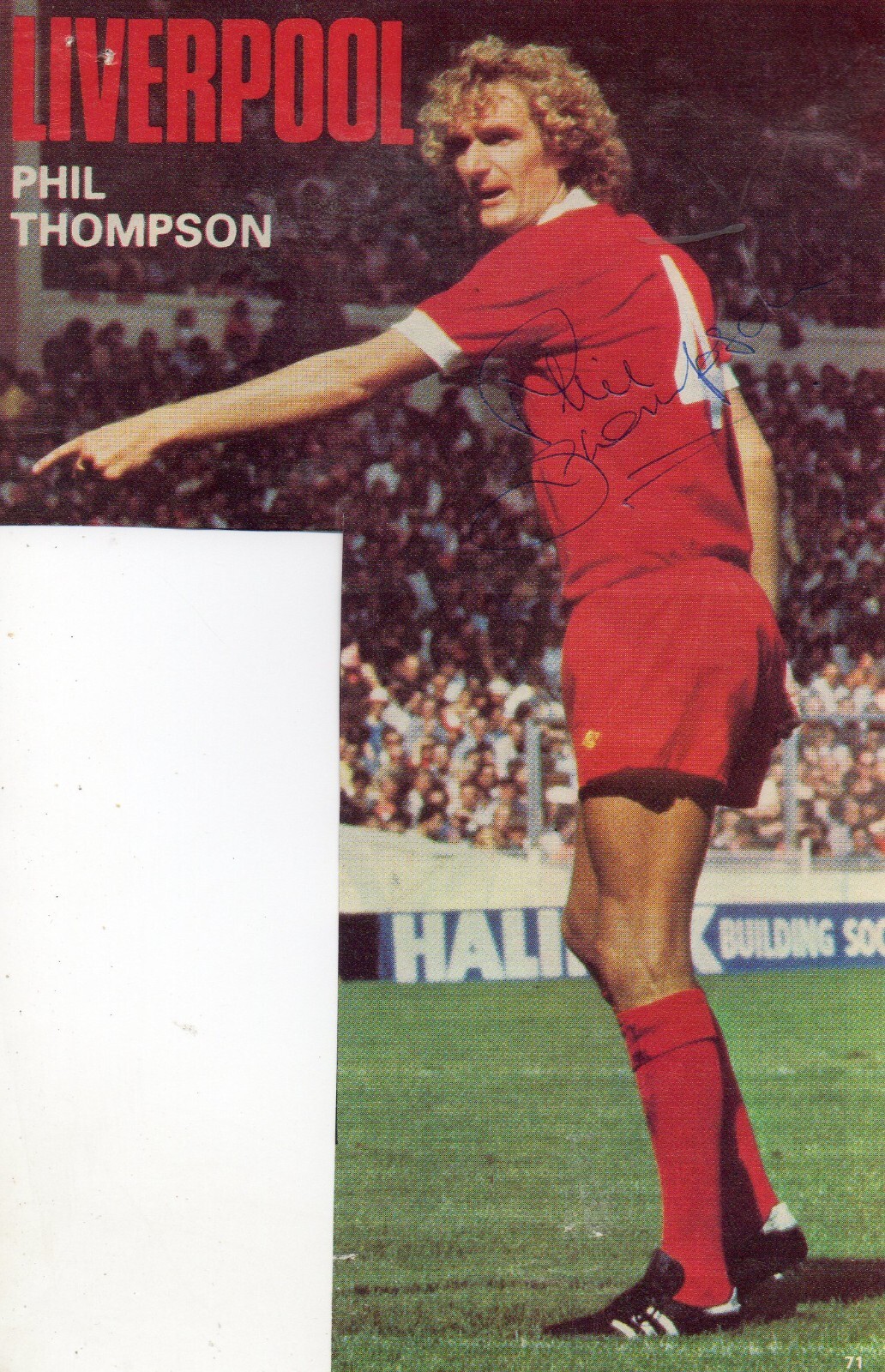 Phil Thompson (Liverpool) signed picture | eBay UK