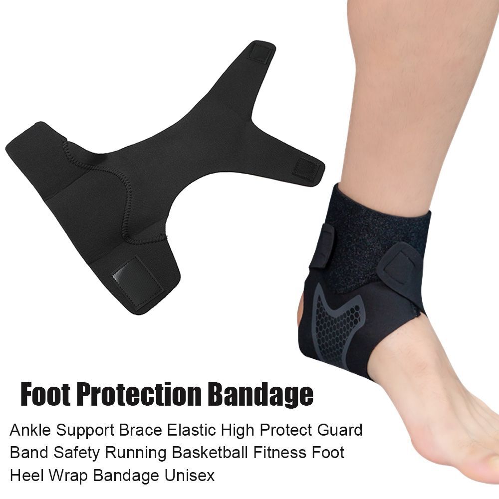 Heel Wrap Ankle Wrap Elastic Ankle Brace Ankle Support Brace Anti ...