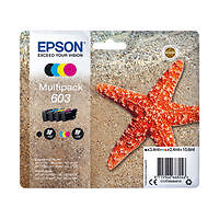 Epson 603 Ink Cartridge Starfish Multipack CMYK C13T03U64010 ...