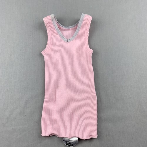 Girls size 000, Bonds, pink ribbed cotton singlet top, EUC | eBay