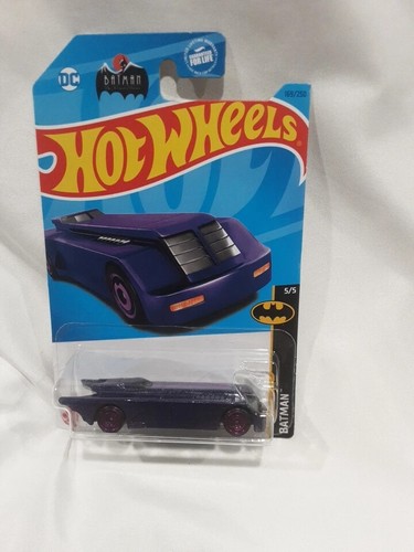 2021 Mattel Hot Wheels Batman Animated Series The Batmobile Purple ...