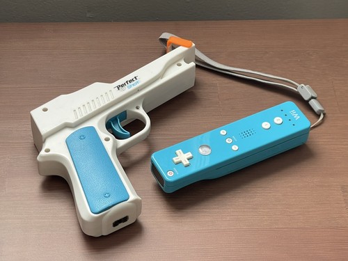Nyko Perfect Shot Nintendo Wii White Gun with Orange Clip And ...