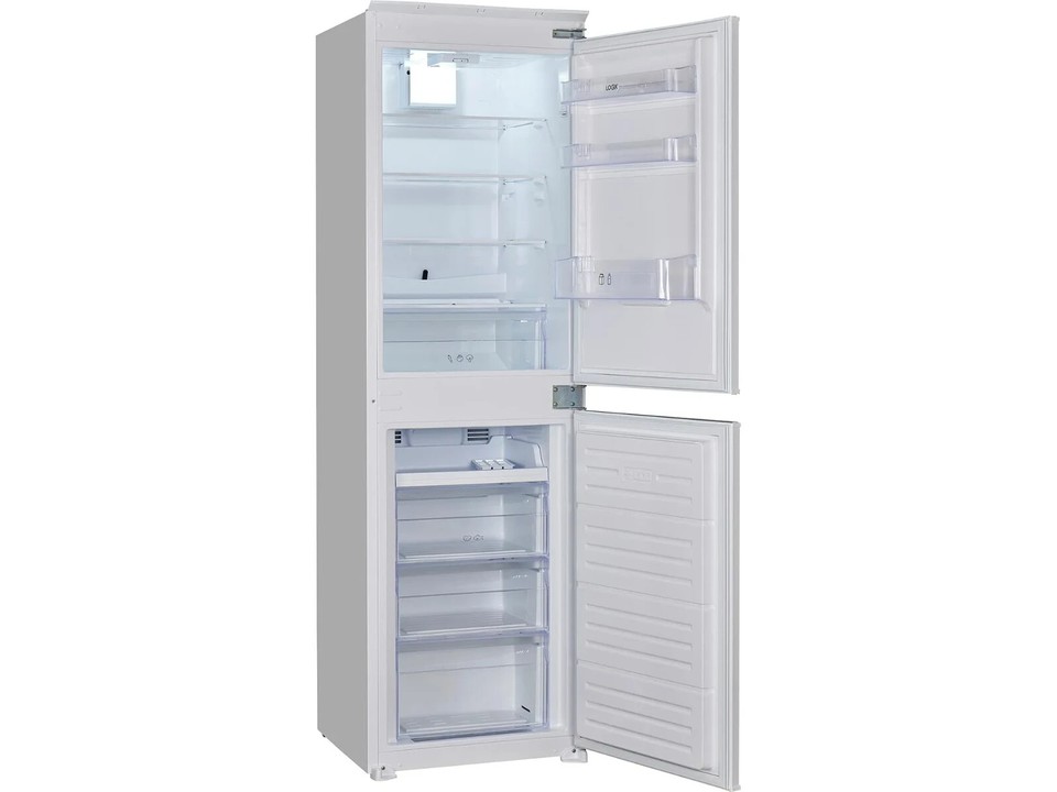 LOGIK LIFF5024 50/50 Integrated Frost Free Fridge Freezer - Sliding ...