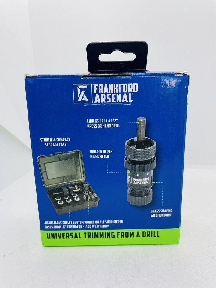 Frankford Arsenal Universal Precision Case Trimmer with HSS ...