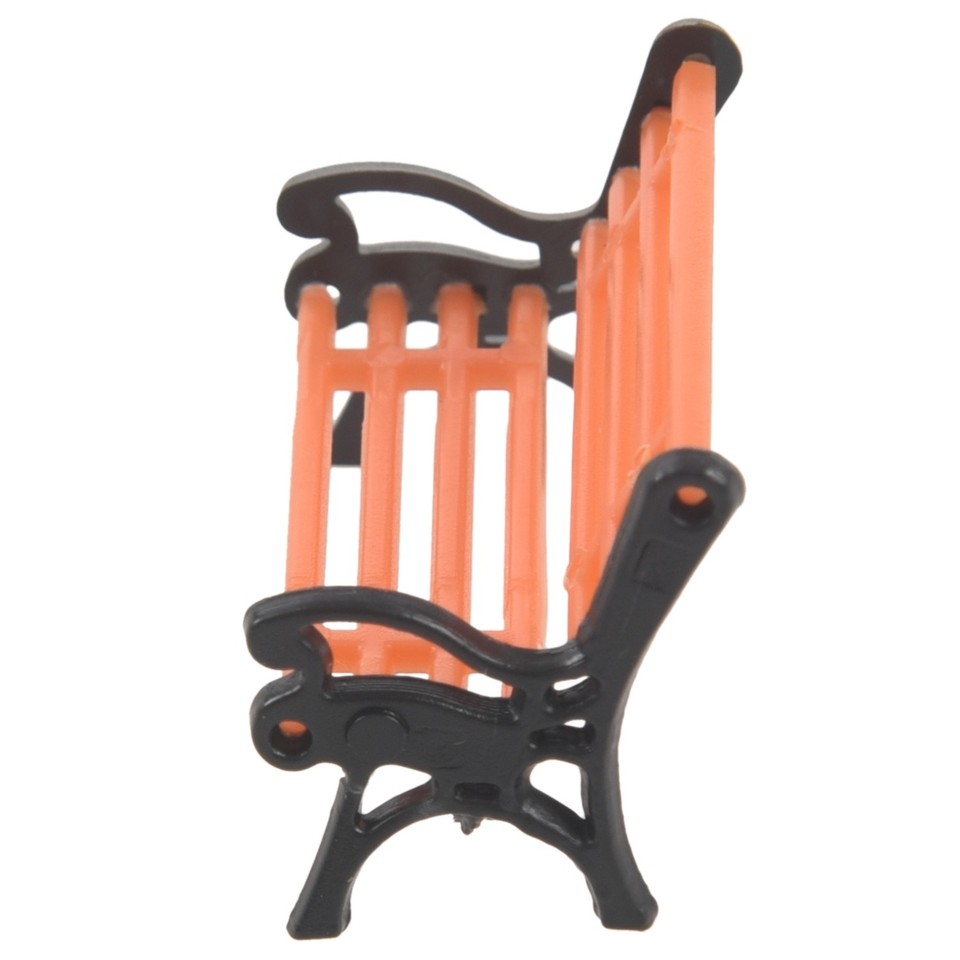 5pcs Plastic Model Park Bench Model Landscape 1:50 w/ Black C7T94464 ...