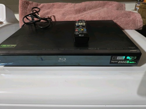 LG BD590 Network Blu-Ray Player 250GB Media Storage Wi-Fi Streaming ...