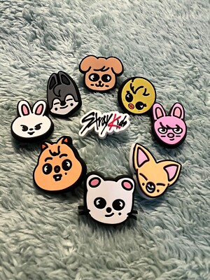 KPLUSPOP K-POP SKZoo SKZ Straykids Logo Shoe Decorating Rubber Charm ...