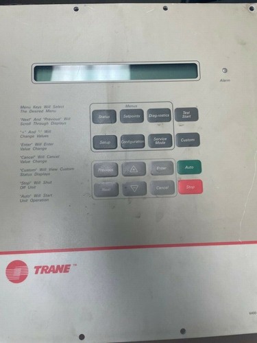Trane 6400-1023-01 Adaptive Control Operator Panel X1365078006 Rev G | eBay