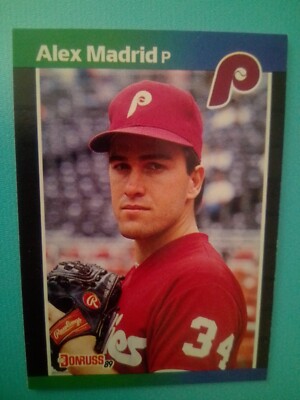 1989 Donruss Alex Madrid ERROR *Denotes* NO INC PERIOD MINT🔥 | eBay