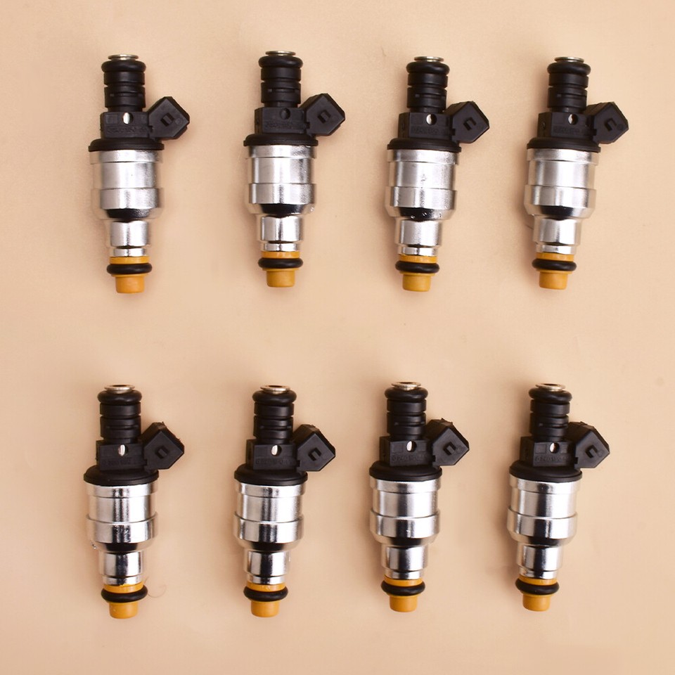 8Pcs OEM BOSCH 42lb Fuel Injectors For LS1 LT1 Chevrolet Ford Mustang ...