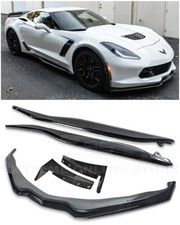 Corvette C7 GM OEM Z06 Stage 3 Front Splitter Extensions Winglets 2015 ...