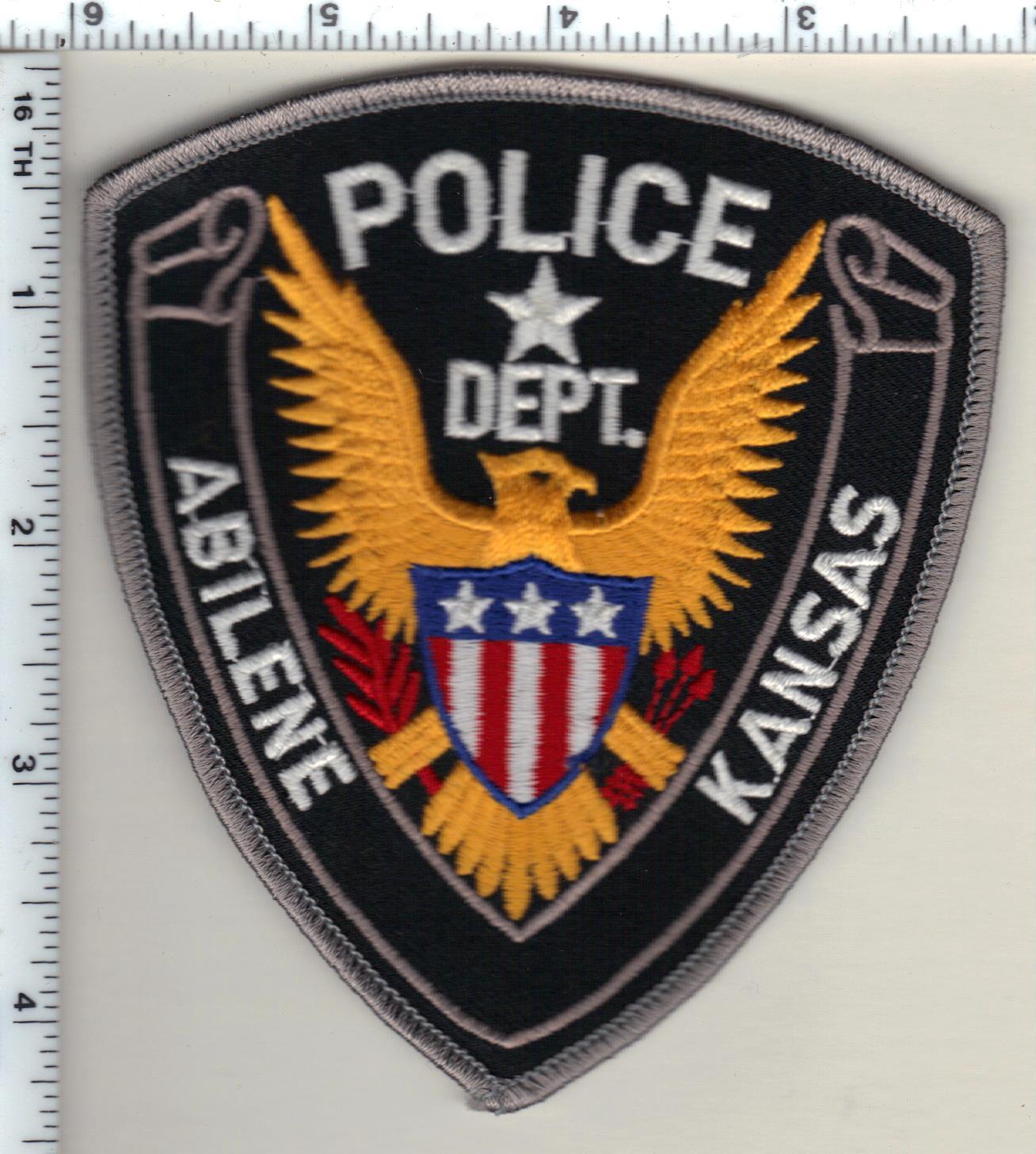 Abilene Police (Kansas) Shoulder Patch - new from 1997 | eBay