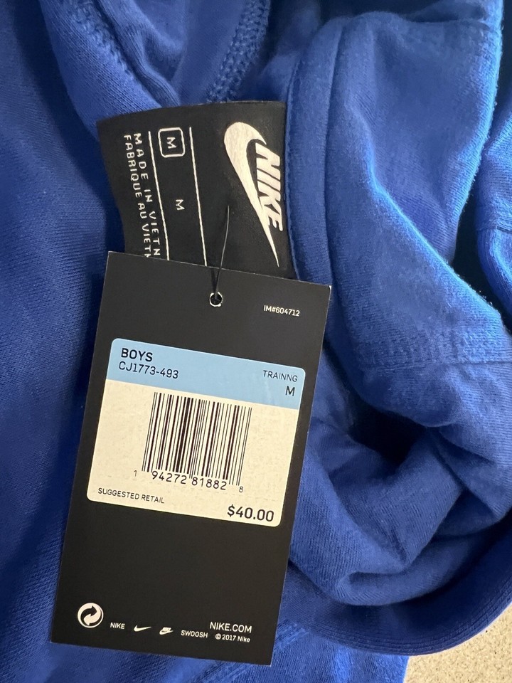 Nike Minnesota Comets Hoodie BOYS-YOUTH MEDIUM Basketball Activewear ...