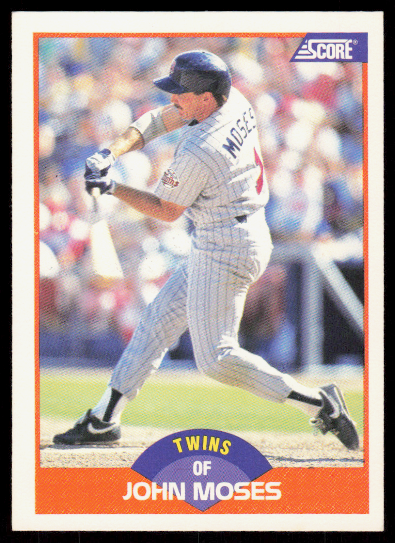 1989 Score 432 John Moses Minnesota Twins | eBay