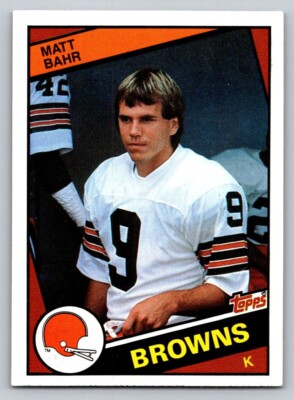 1984 Topps #48 Matt Bahr | eBay