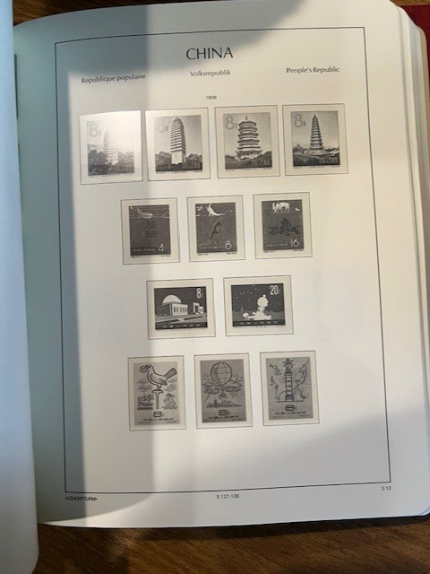 Lighthouse stamp album, China hingeless 1949-1970, Exc+, 100+ pages and ...