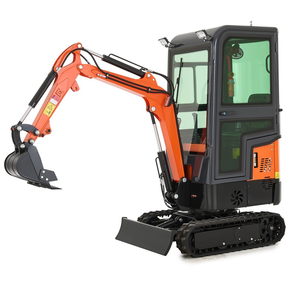 Mini Excavator 1T 1.3T Digger 23hp 13.5hp Tracked Crawler Kubota B&S ...