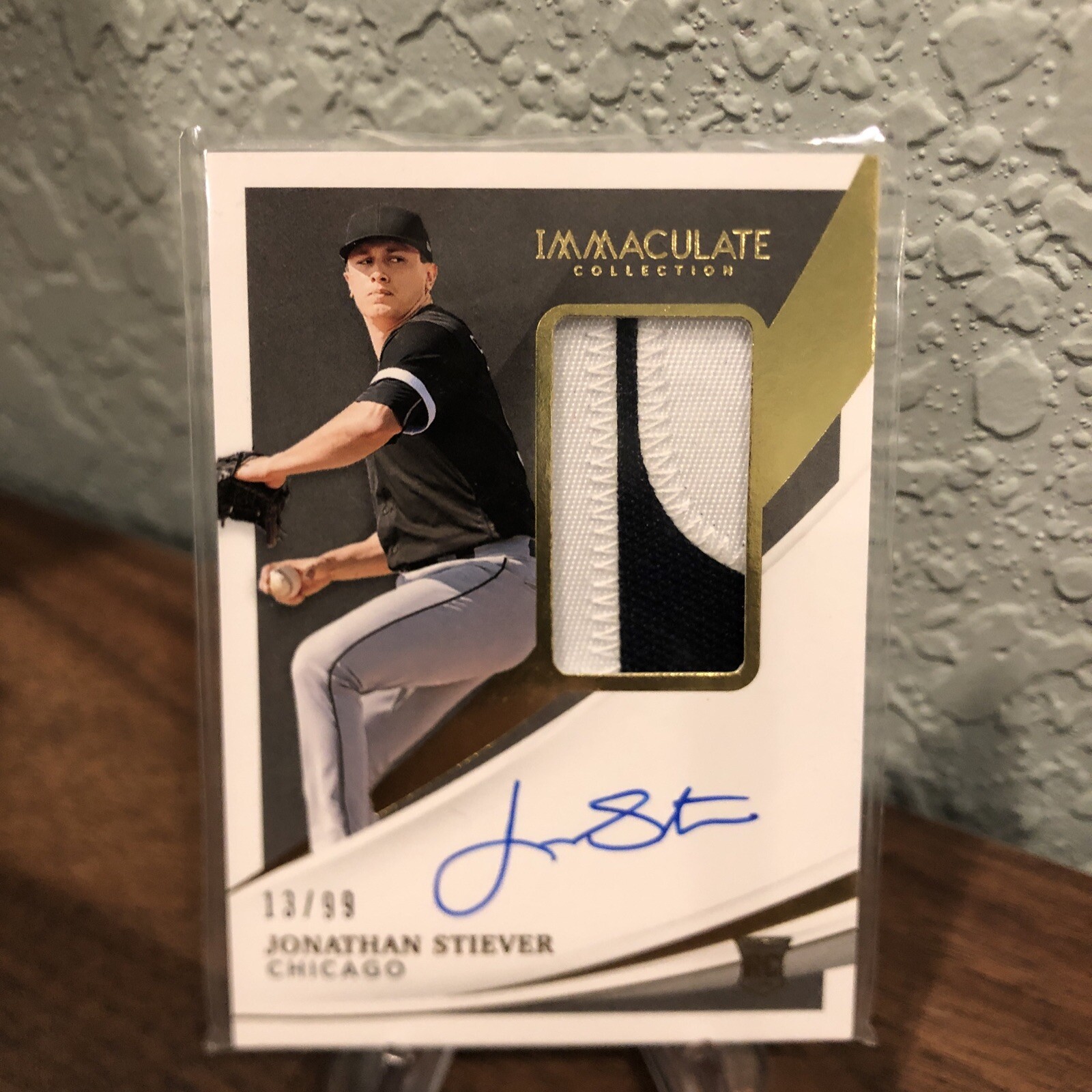 Jonathan Stiever 2021 Panini Immaculate Collection RC Patch Auto RPA 73 ...