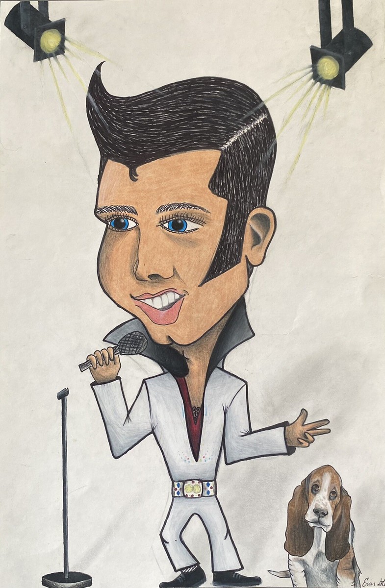 Elvis Cartoon Drawing