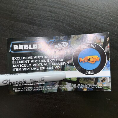 Nerf Roblox Adopt Me Bees! Lever Action Dart Blaster CODE ONLY SENT ...