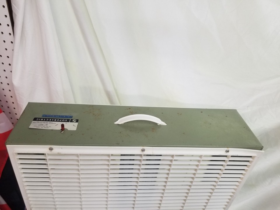 Vintage Rare Superlectric Avocado Green Box Fan | eBay