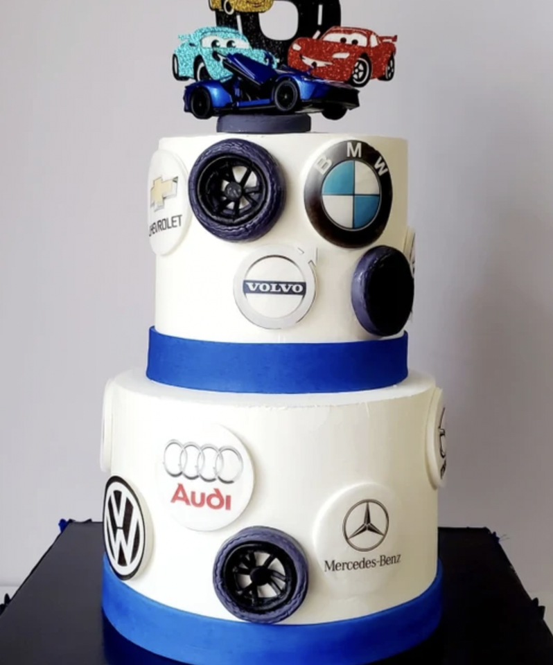 12 Luxury, Foreign Race cars edible paper, cupcake cookie toppers ...