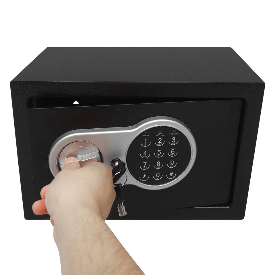 Steel Digital Safe Box Lock Passport Home Security Safes Cash Box for ...