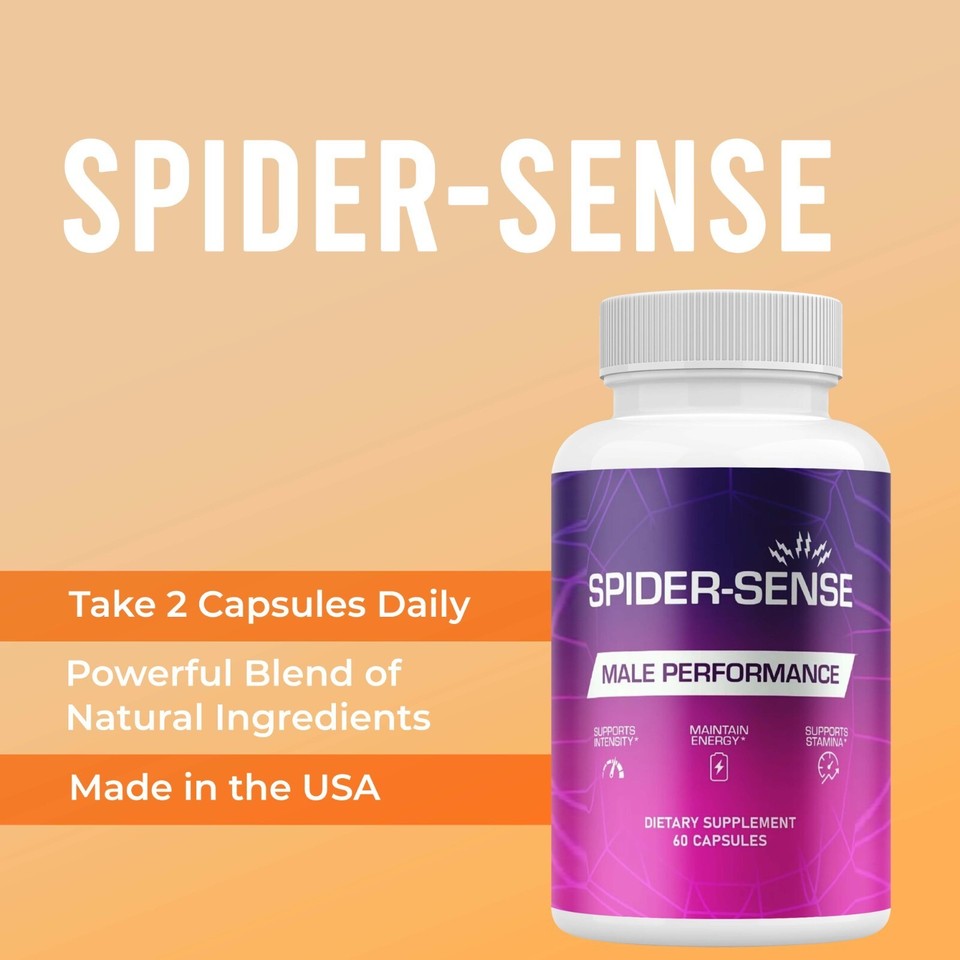 Spider Sense Capsules for Men - SpiderSense Overall Health & Energy-3 ...