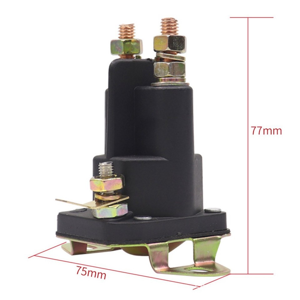 12V DC Relay Motor Start Relay 12V DC Rated Voltage Metal Construction ...