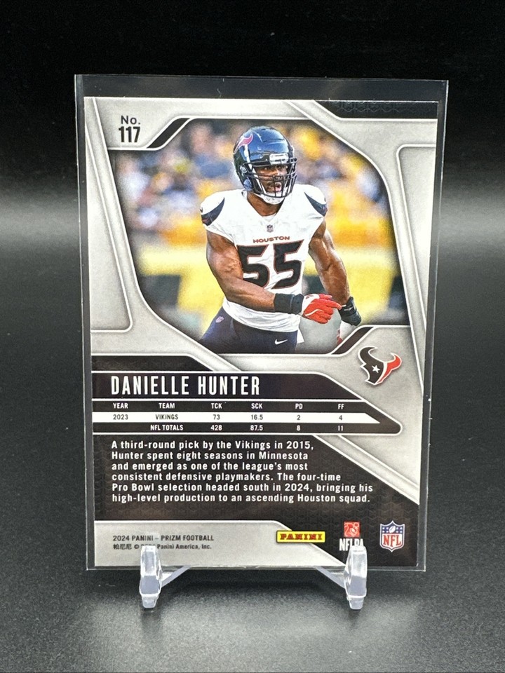 2024 Panini Prizm NFL Football #117 Danielle Hunter Card Houston Texans ...
