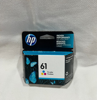 HP #61 Color Ink Cartridge 61 CH562WN Sealed Exp Jun. 2022 | eBay