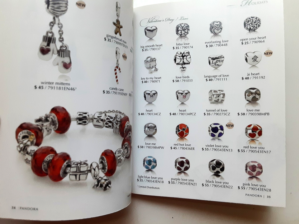 Pandora Charms & Bracelets 90 page Catalog Booklet 2013 | eBay