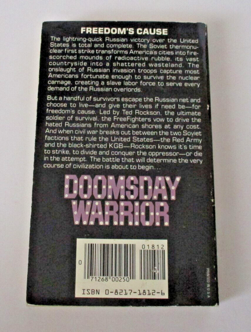 Set of 2 Doomsday Warrior books by Rider Stacy #8 and #12 paperbacks ...