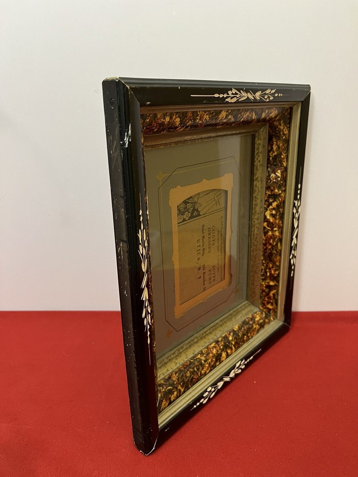 Pair Of Antique Deep Well Frames W Glass & Matts 14”x12.25” - Set of 2 ...
