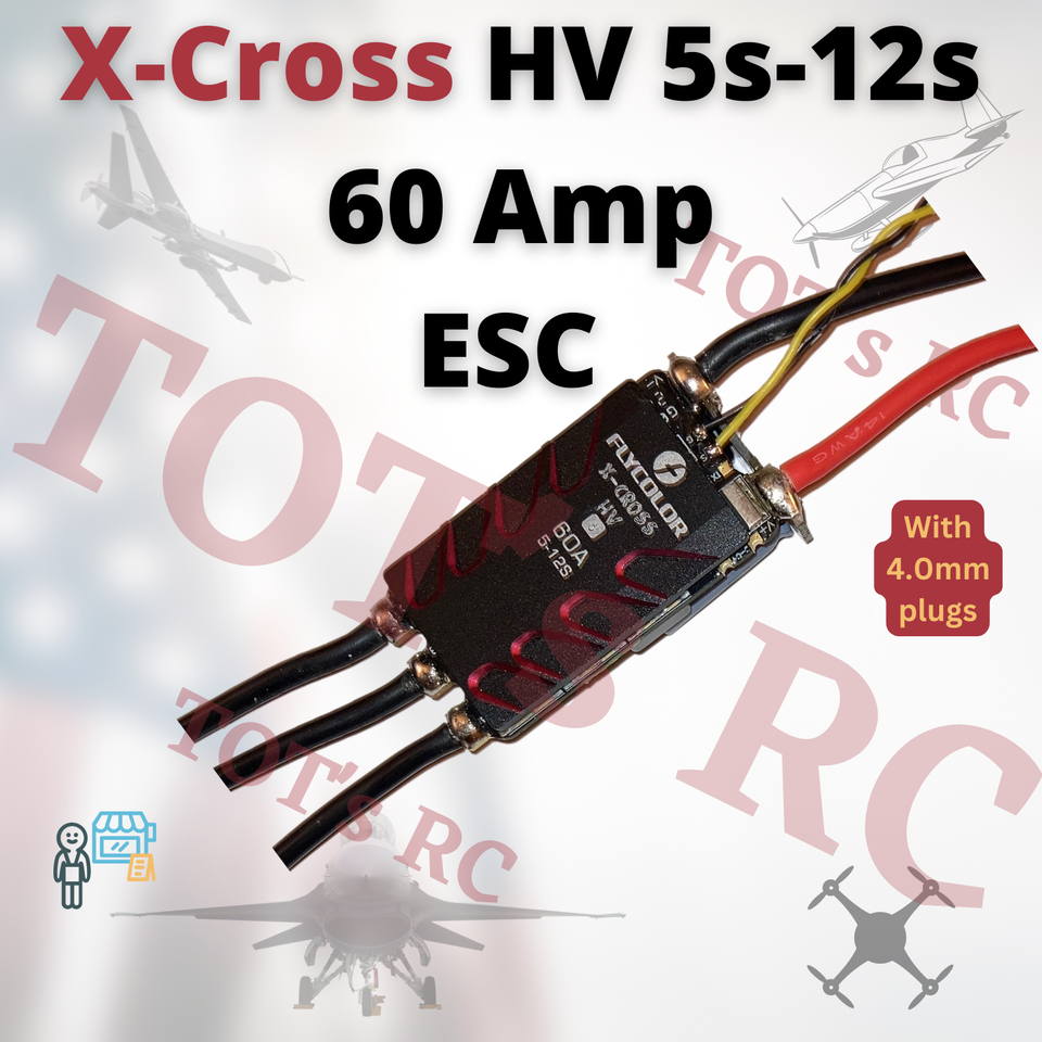 FlyColor X-Cross HV 5s-12s Lipo ESC 60A 80A 120A 160A ESC | eBay