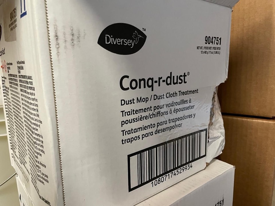 Conq-r-Dust Dust Mop/Dust Cloth Treatment, Amine Scent, 17oz Aerosol ...