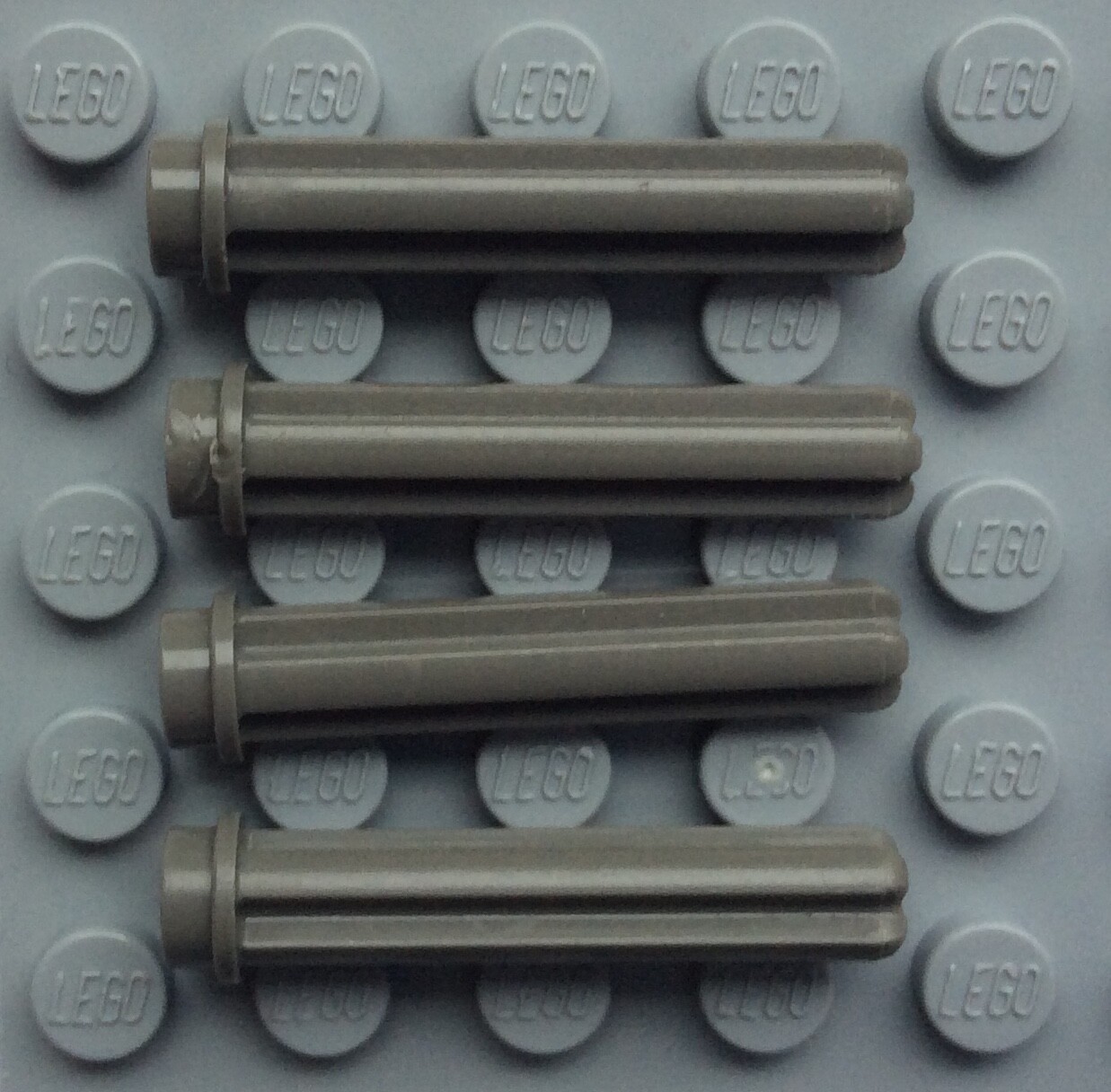 LEGO 6587 Dark Grey lot 4 Technic Axle size 3 with Stud | eBay