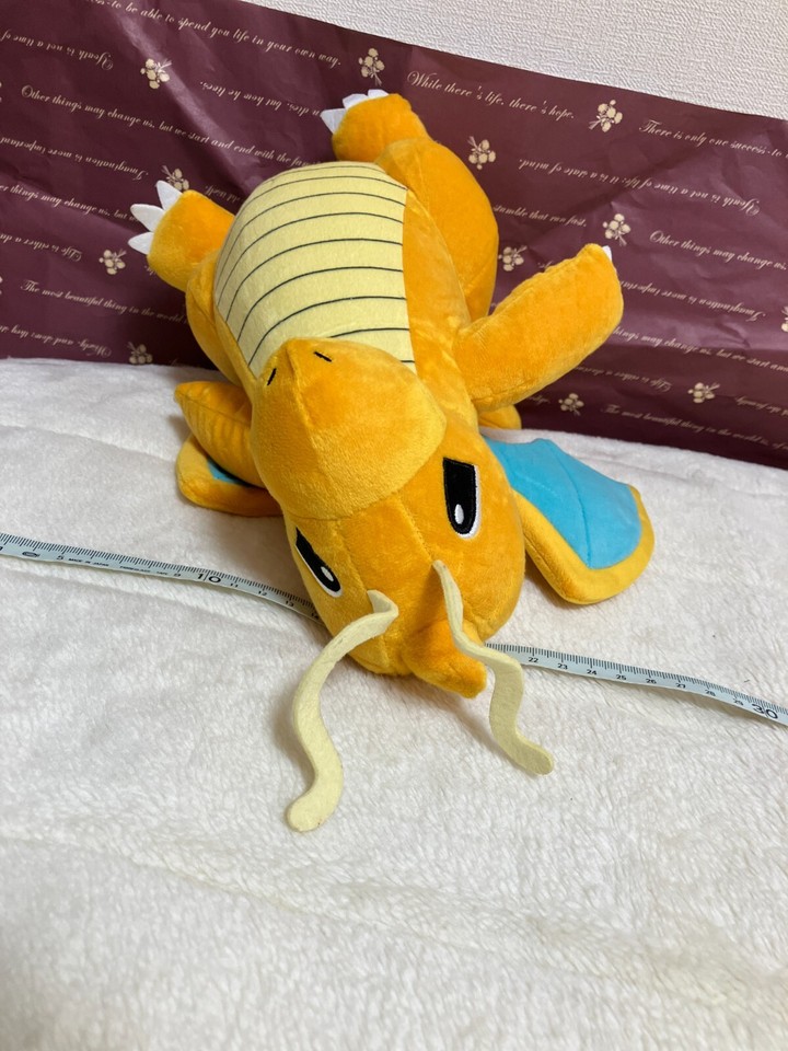 26cm/10.2in Dragonite (Kairyu) Pokemon Plush Doll Big Mecha mofugutto ...