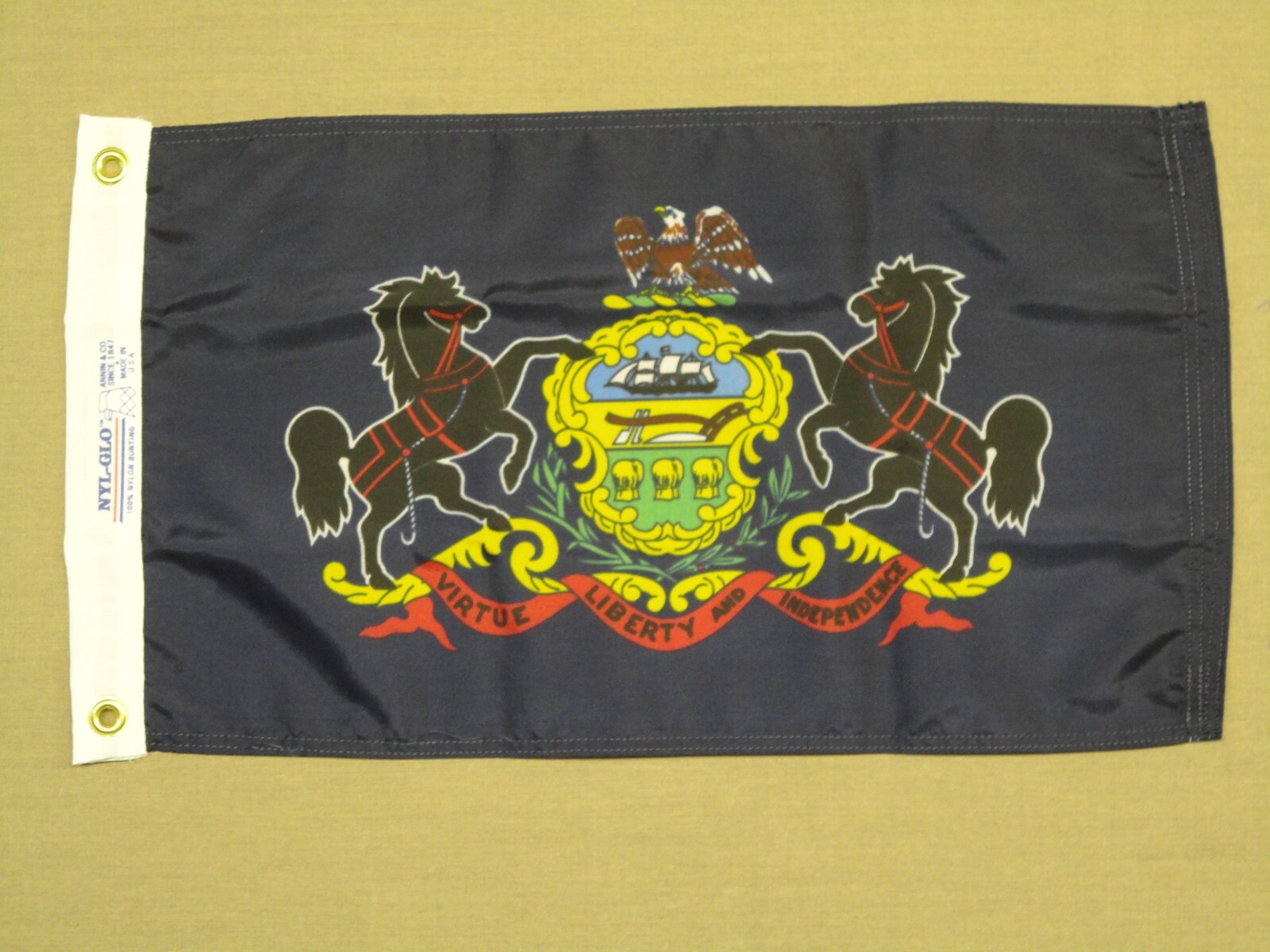 Pennsylvania Annin Flagmakers State Nylon Flag Indoor Outdoor All Sizes ...