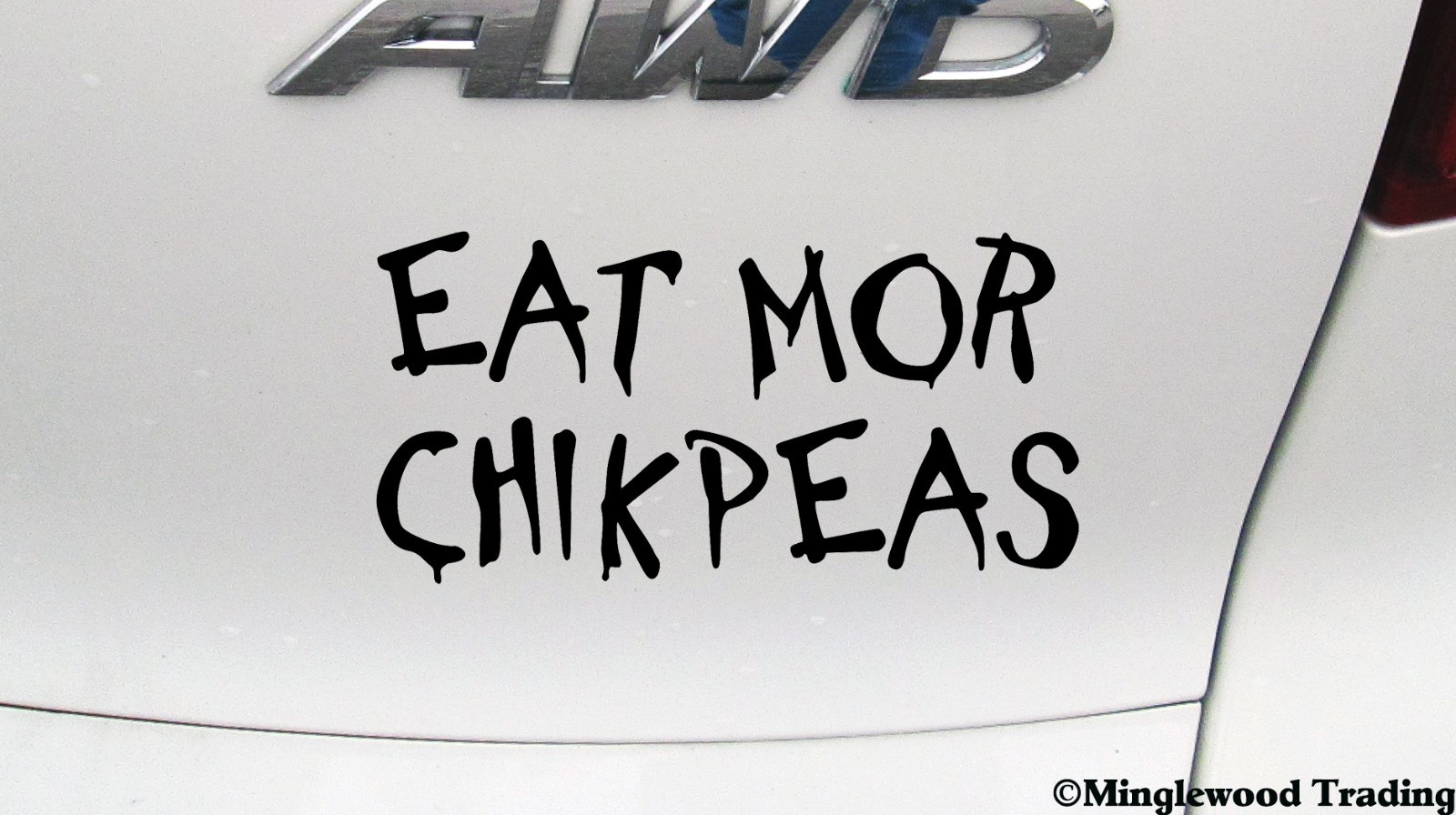 EAT MOR CHIKPEAS Vinyl Sticker - Chickpeas Vegan Garbanzo - Die Cut ...