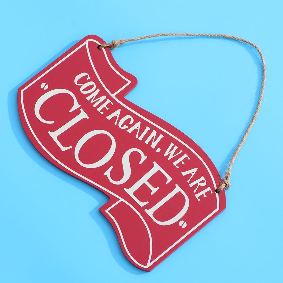 Open Close Signs Business Closed Signs Business Open Closed Sign | eBay