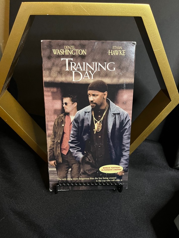 Training Day - VHS 2001 - Denzel Washington - FREE SHIPPING!!! - B2G1 ...