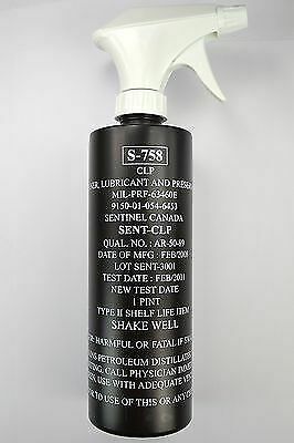 1 Pint Spray Bottle Mil Spec S-758 CLP Break Lubricant Cleaner Gun Oil ...