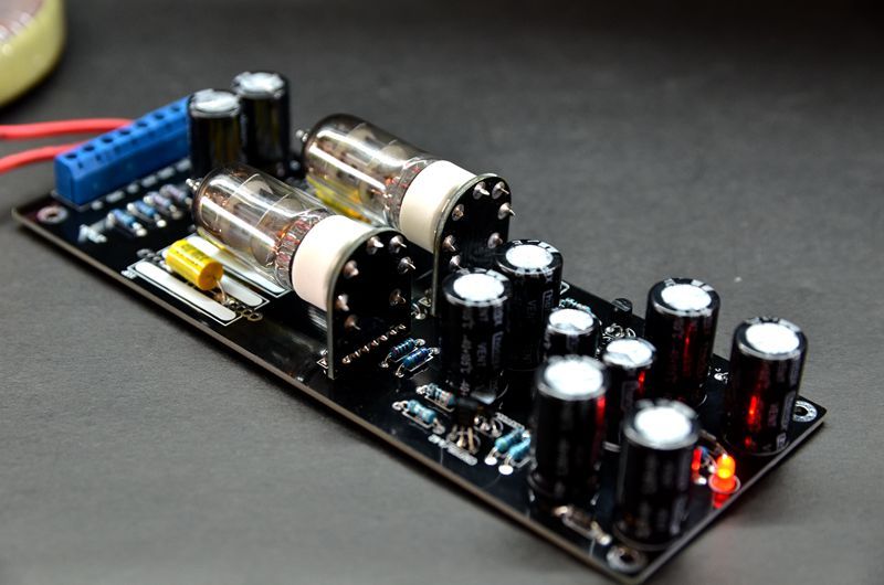 6J1 Valve Pre-amp Tube PreAmplifier Kit Assembled Board Audio Musical ...