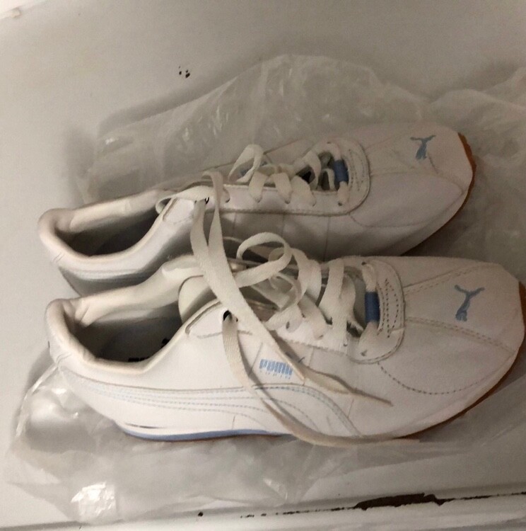 rare Puma Turn snake skin detail with blue women’s si… - Gem