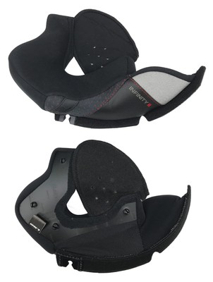 LS2 Infinity II Helmet Slim Cheek Pad Black | eBay