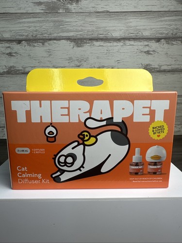 TheraPet Cat Calming Diffuser Kit – Stress Relief Pheromone Plug-In NEW ...